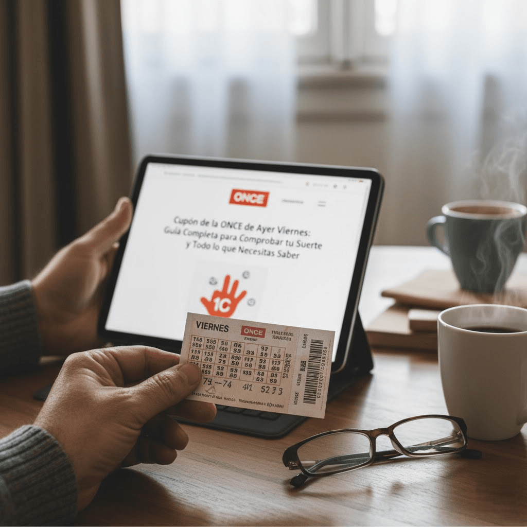 Cupón de la ONCE de Ayer Viernes: Guía Completa para Comprobar tu ...